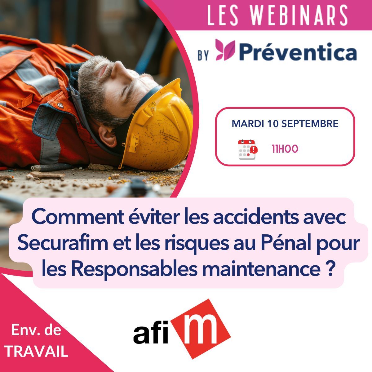Webinaire Préventica 2024 | AFIM